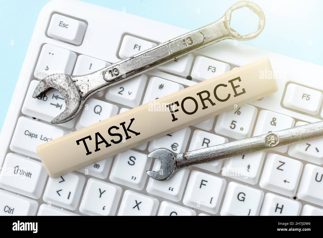 Handwriting text Task Force. Business overview a group of showing who ...