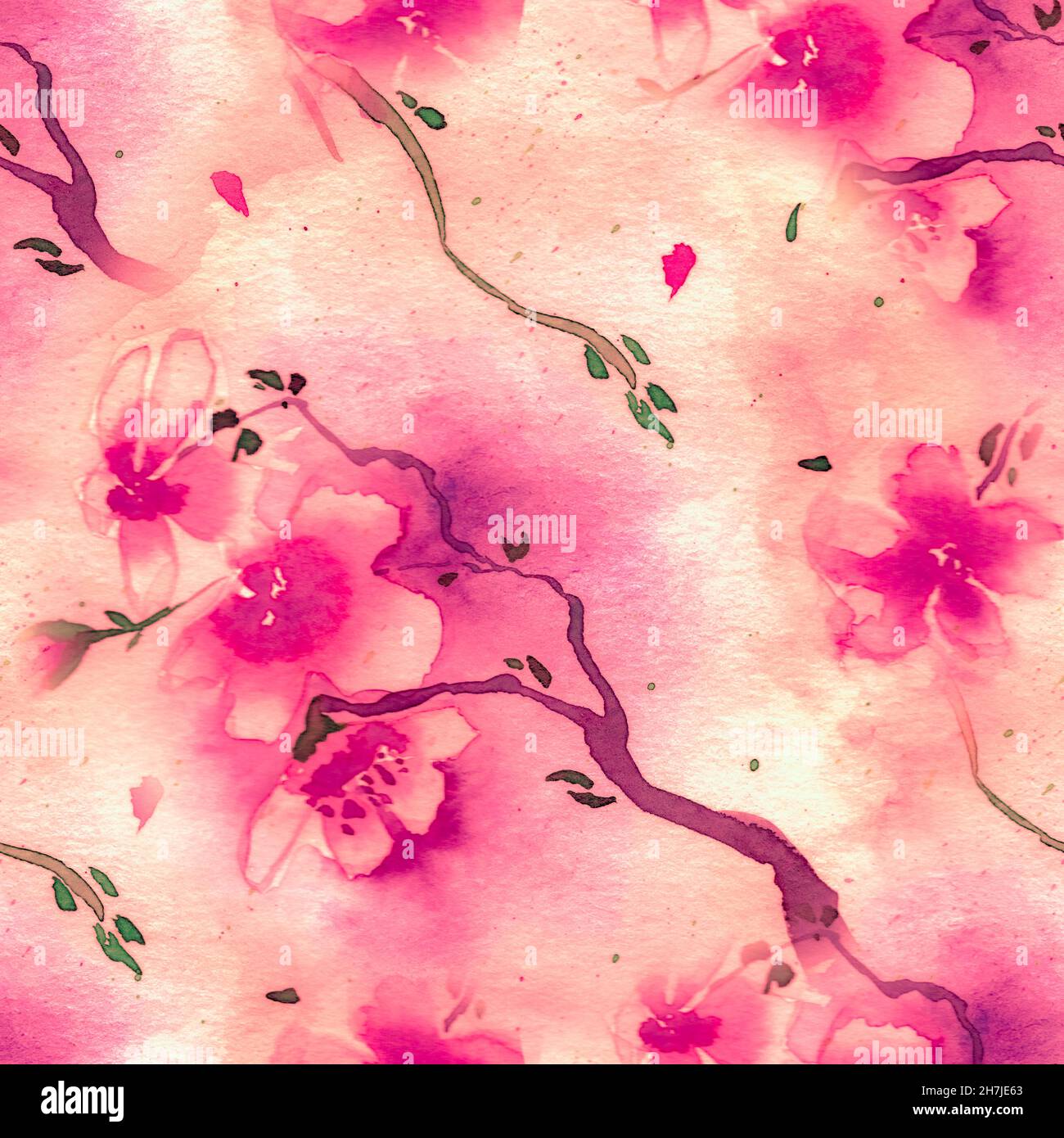 Anime Cherry Blossom Flower