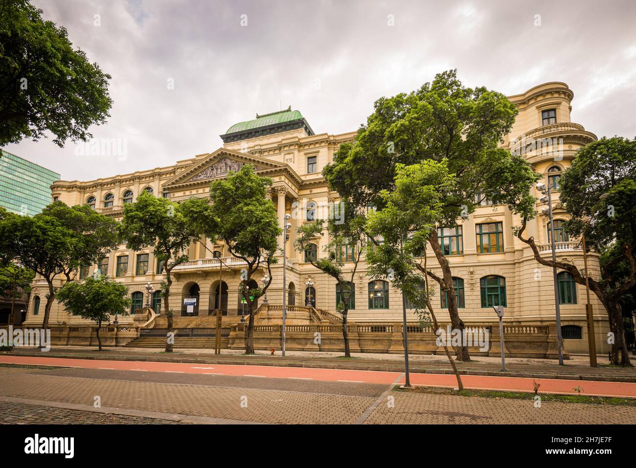 Rio de Janeiro, Brazil - October 26, 2021: National Library building in ...