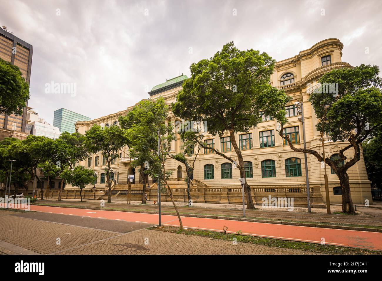 Rio de Janeiro, Brazil - October 26, 2021: National Library building in ...
