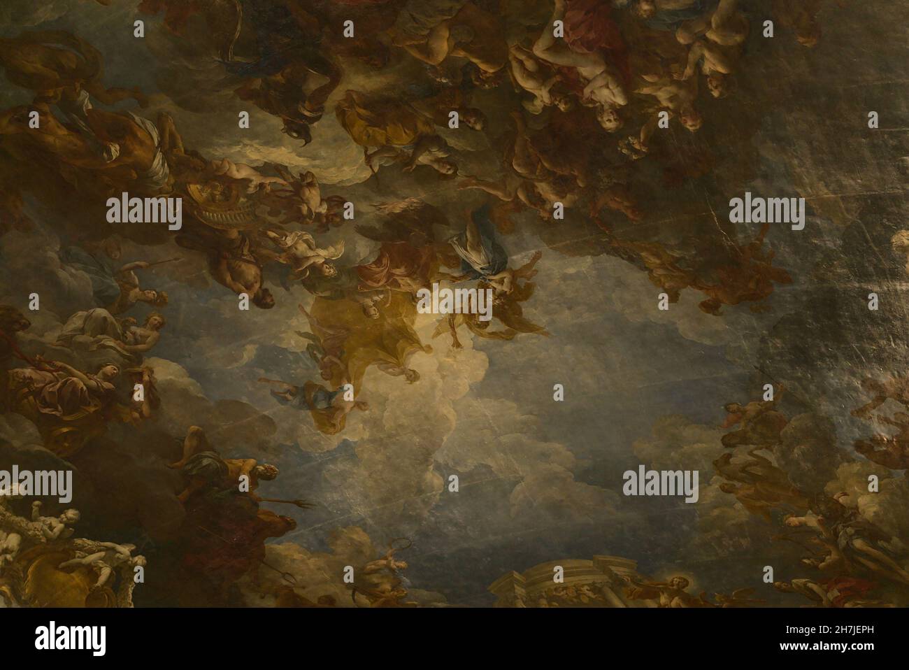 Hercules room versailles ceiling hi-res stock photography and images ...