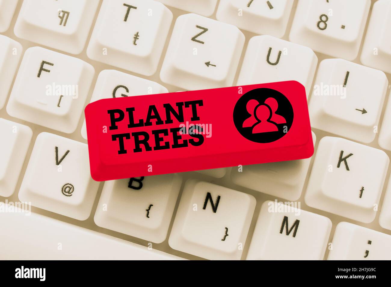 Handwriting text Plant Trees. Business concept process of planting a ...