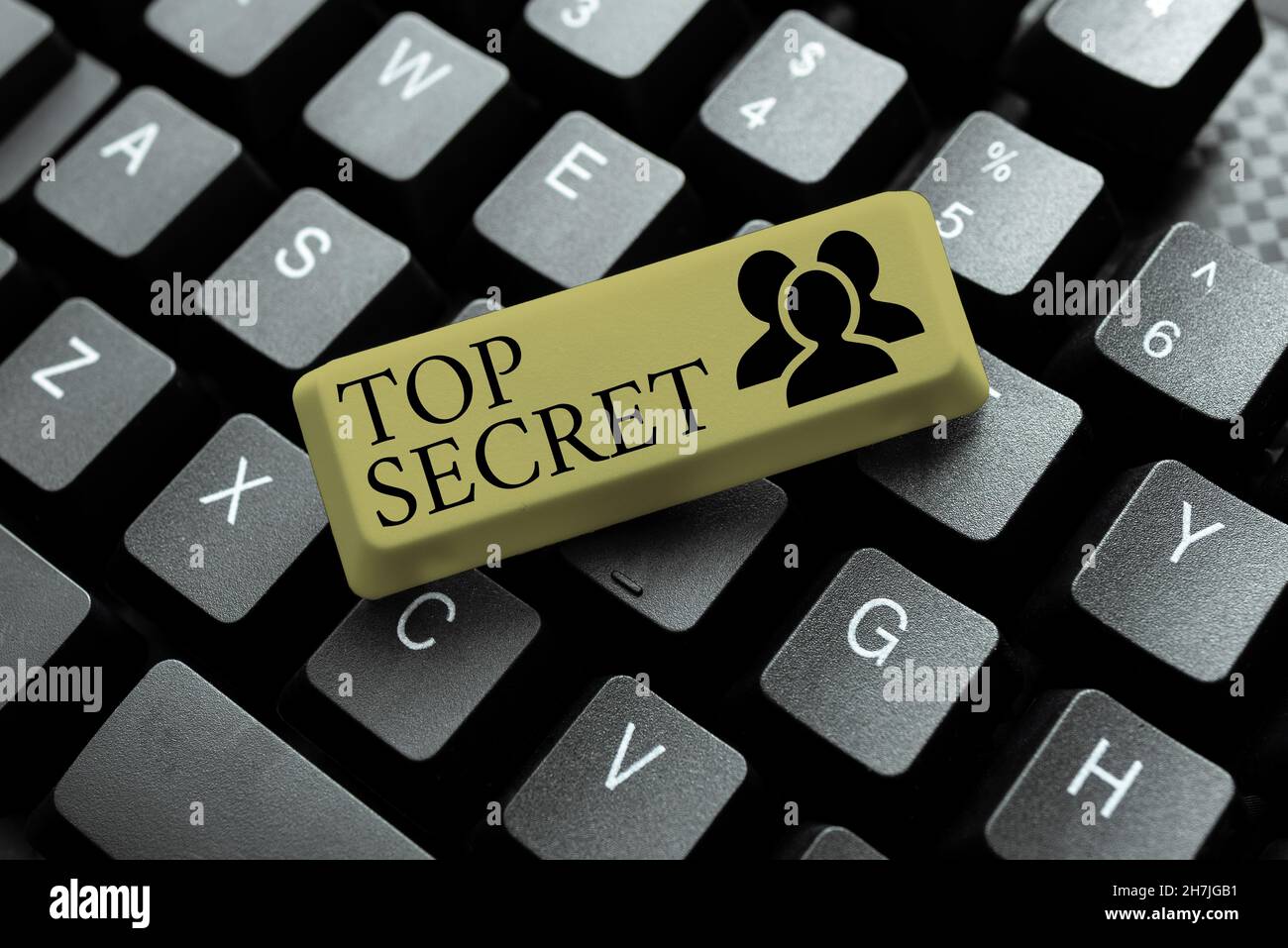 Conceptual caption Top Secret. Concept meaning protected by a high ...