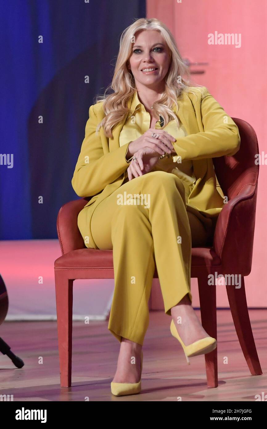 Eleonora Daniele attends the fifth episode of the Maurizio Costanzo ...