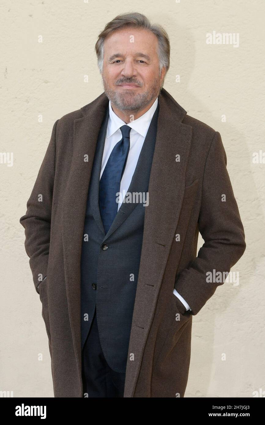 Christian De Sica attends the fifth episode of the Maurizio Costanzo ...