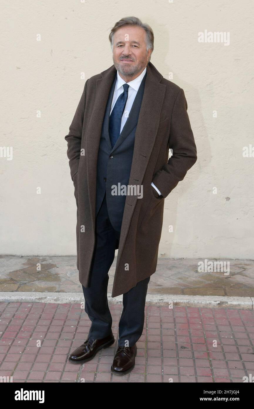Christian De Sica attends the fifth episode of the Maurizio Costanzo ...