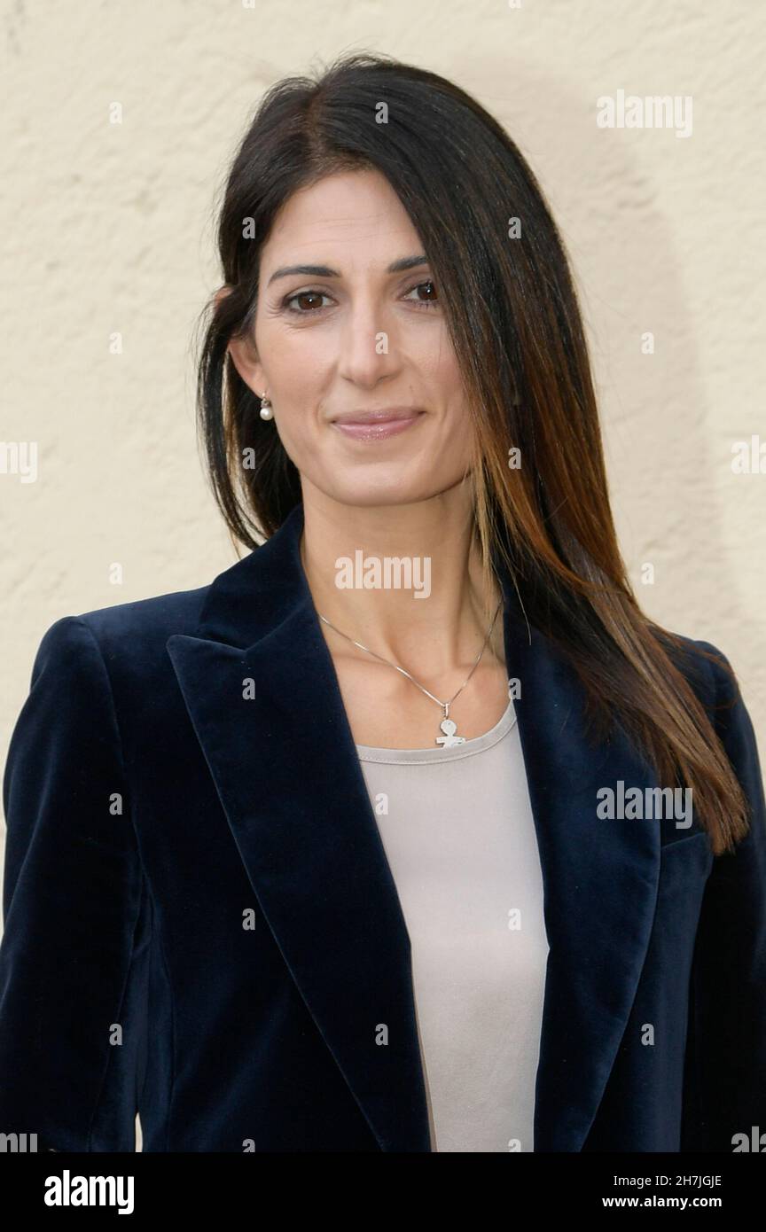 Virginia Raggi attends the fifth episode of the Maurizio Costanzo Show ...