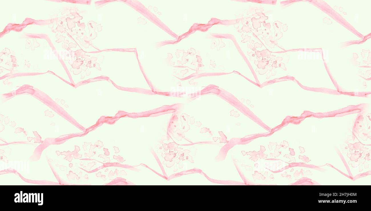 Traditional japanese cherry blossom pattern hi-res stock photography ...