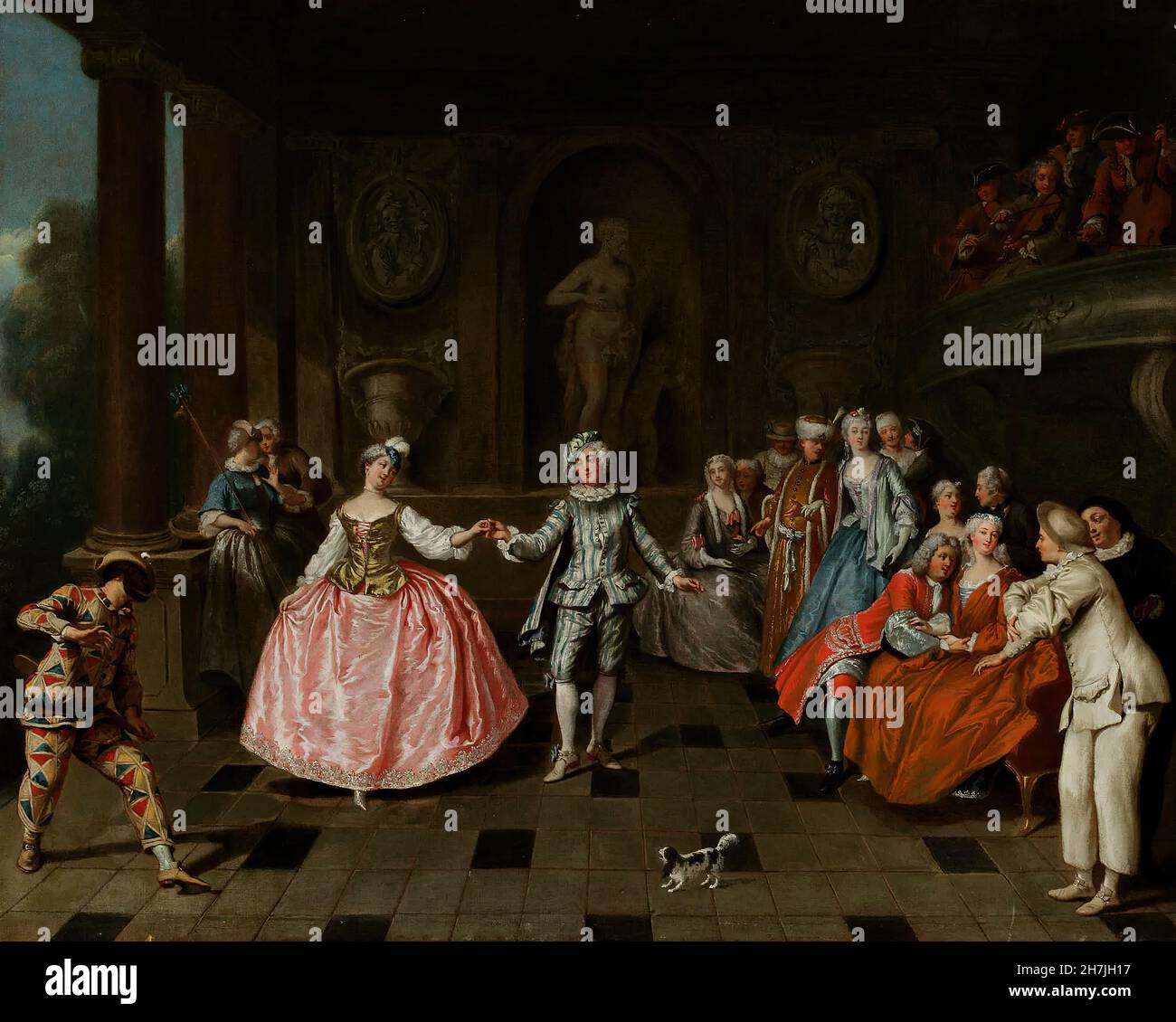 Masquerade ball painting hi-res stock photography and images - Alamy