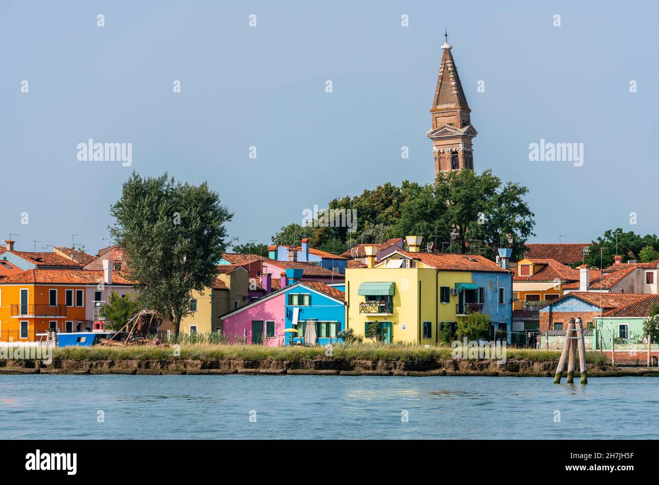 The magical colors of Burano and the Venice lagoon Stock Photo - Alamy