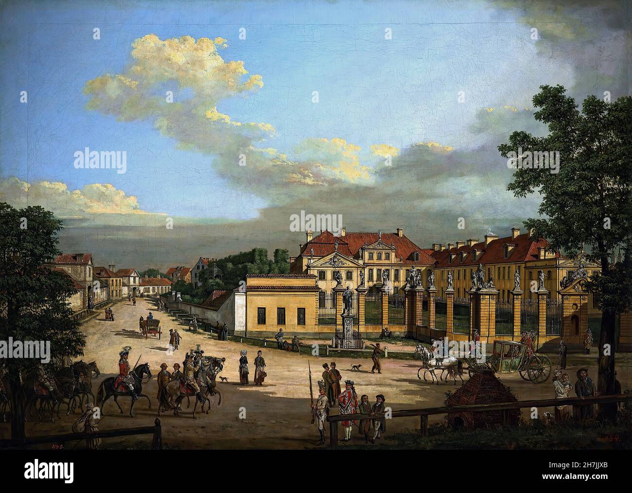 Bellotto mniszech palace in warsaw hi-res stock photography and images ...
