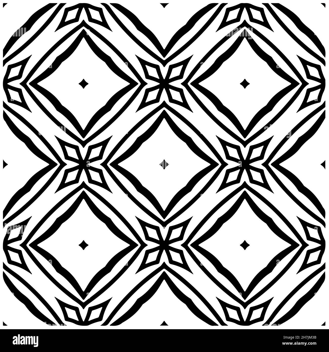 Vector pattern with symmetrical elements . Repeating geometric tiles ...