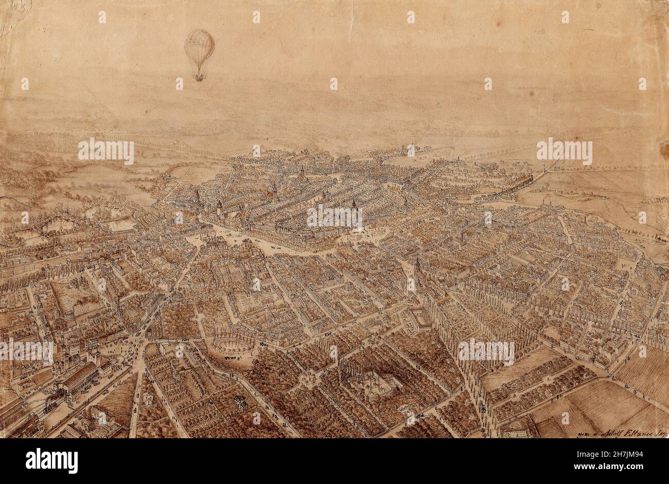 Christian Adolf Eltzner - Leipzig (1848 Stock Photo - Alamy