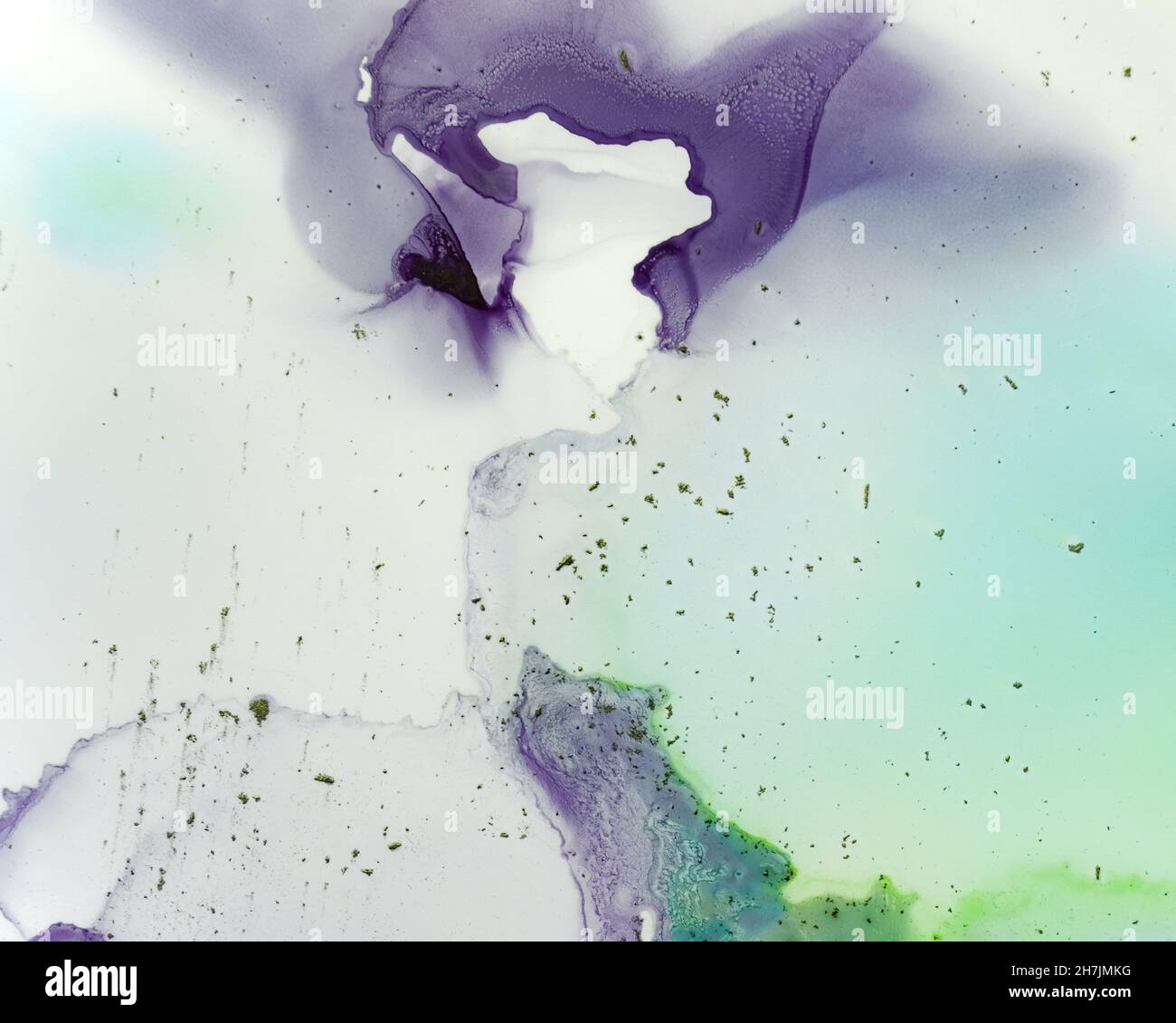 Ethereal Paint Texture. Alcohol Ink Wash Stock Photo - Alamy