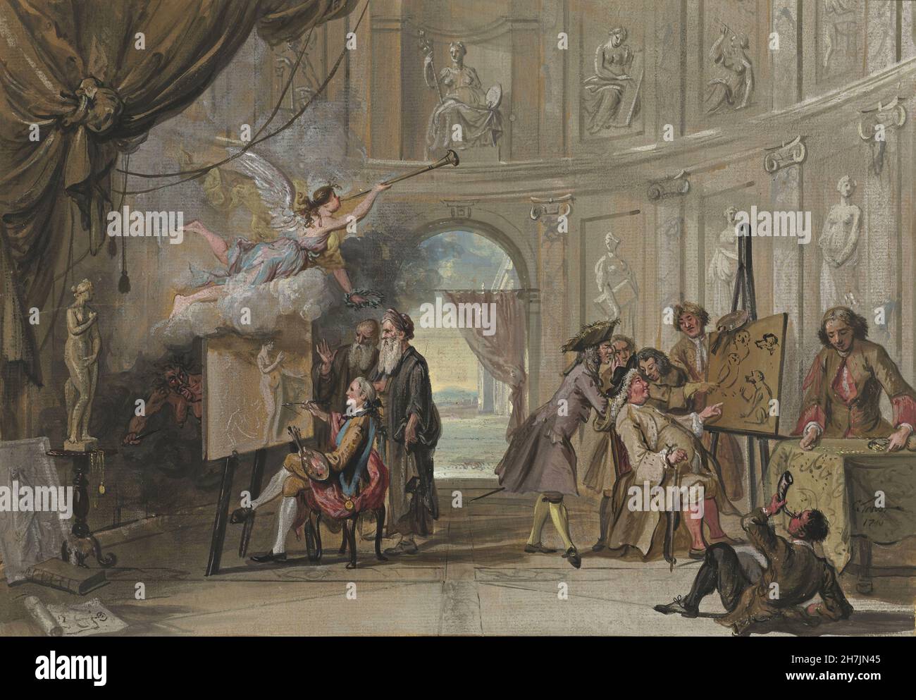 Cornelis troost painting hi-res stock photography and images - Alamy