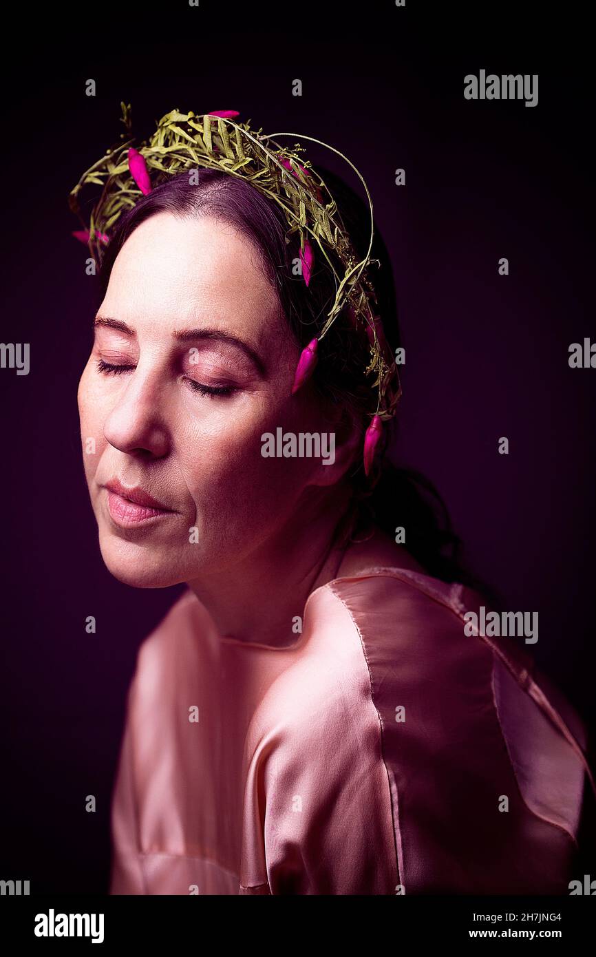 Pink satin shirt hi-res stock photography and images - Alamy