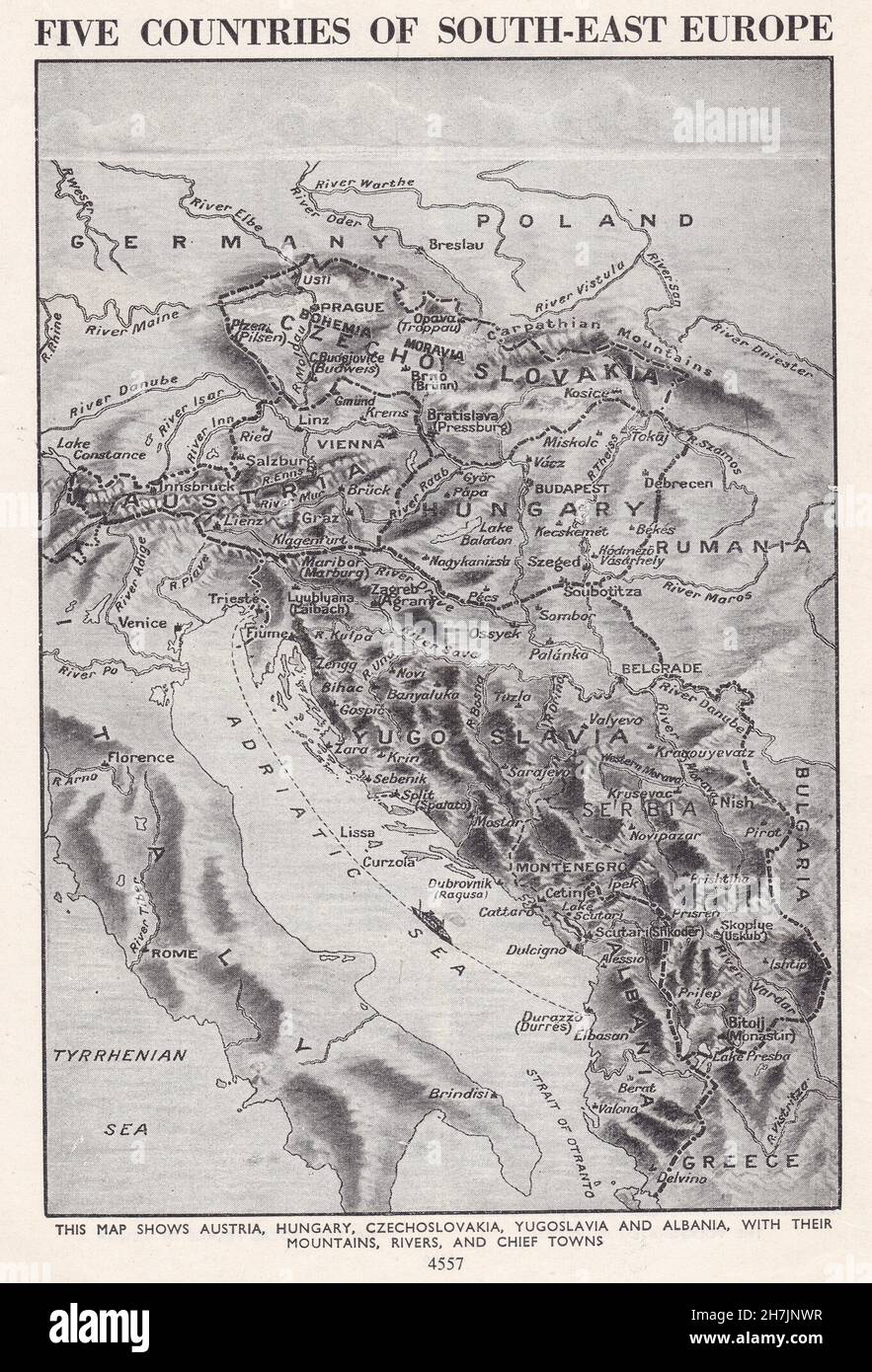 1930s map of europe countries