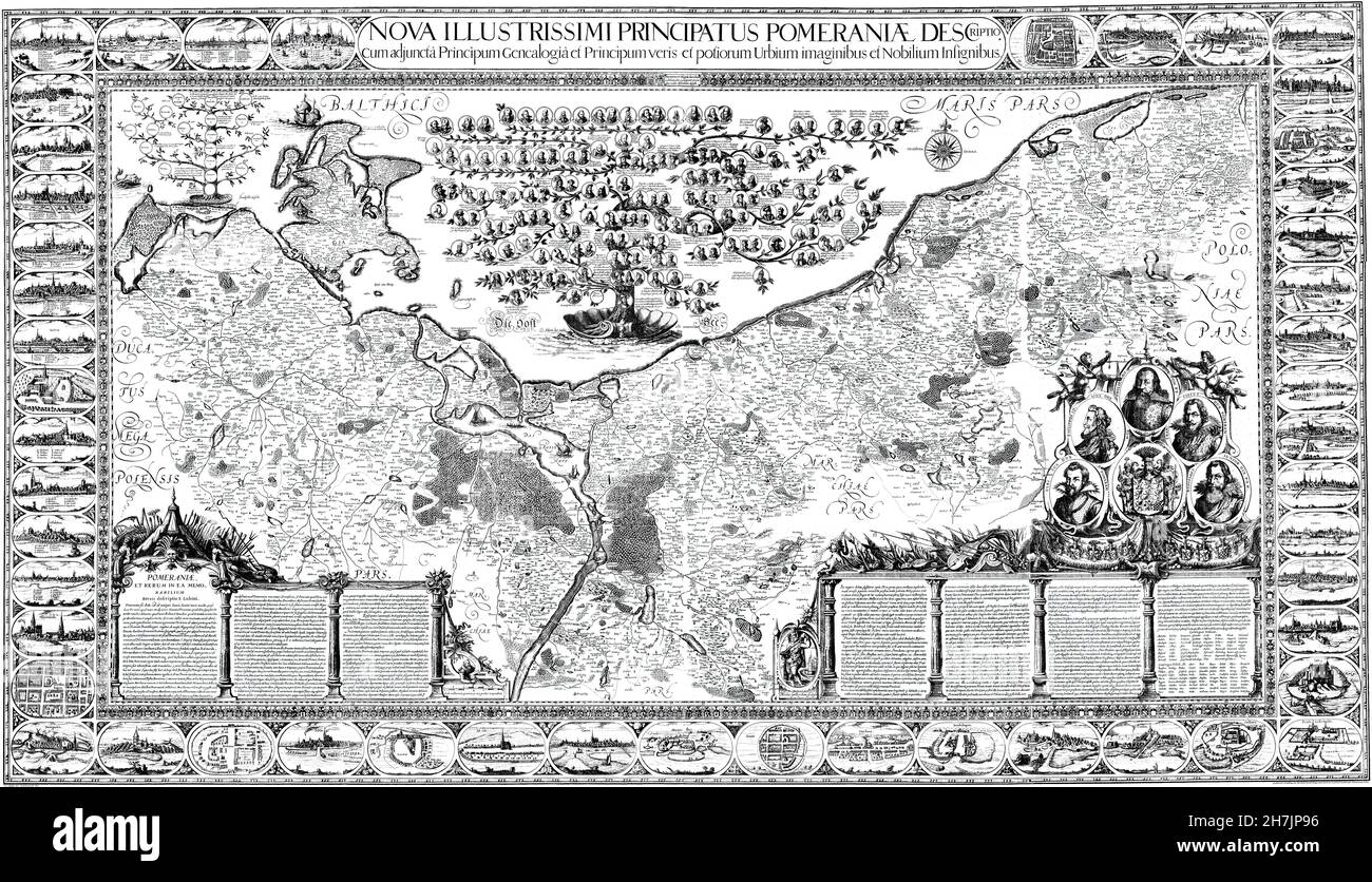 Pomerania map hi-res stock photography and images - Alamy