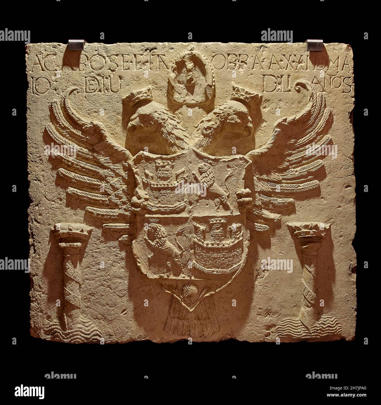 Imperial Shield of Charles I Stock Photo - Alamy