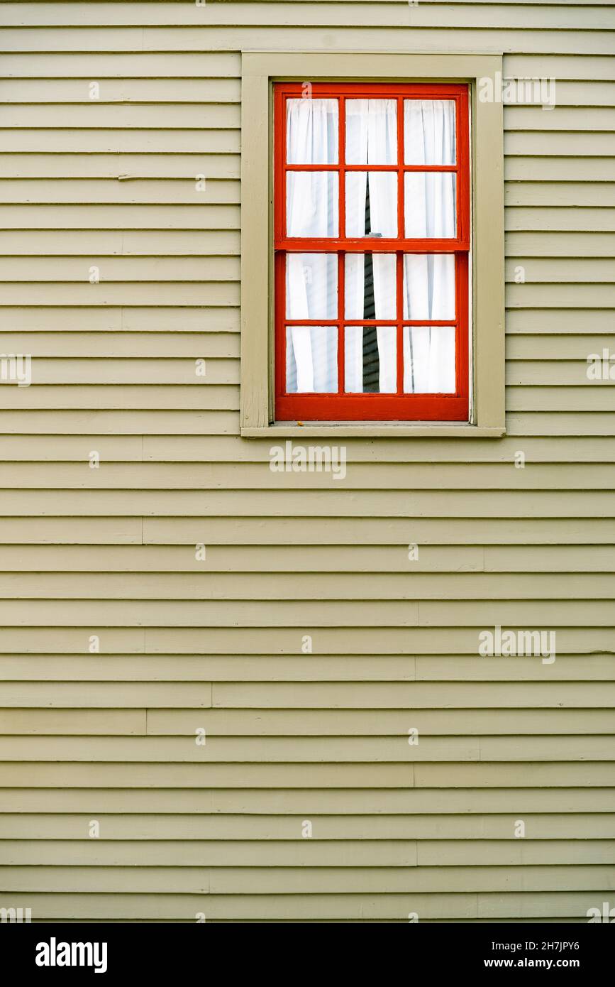 old window of a typical residential house in America Stock Photo - Alamy