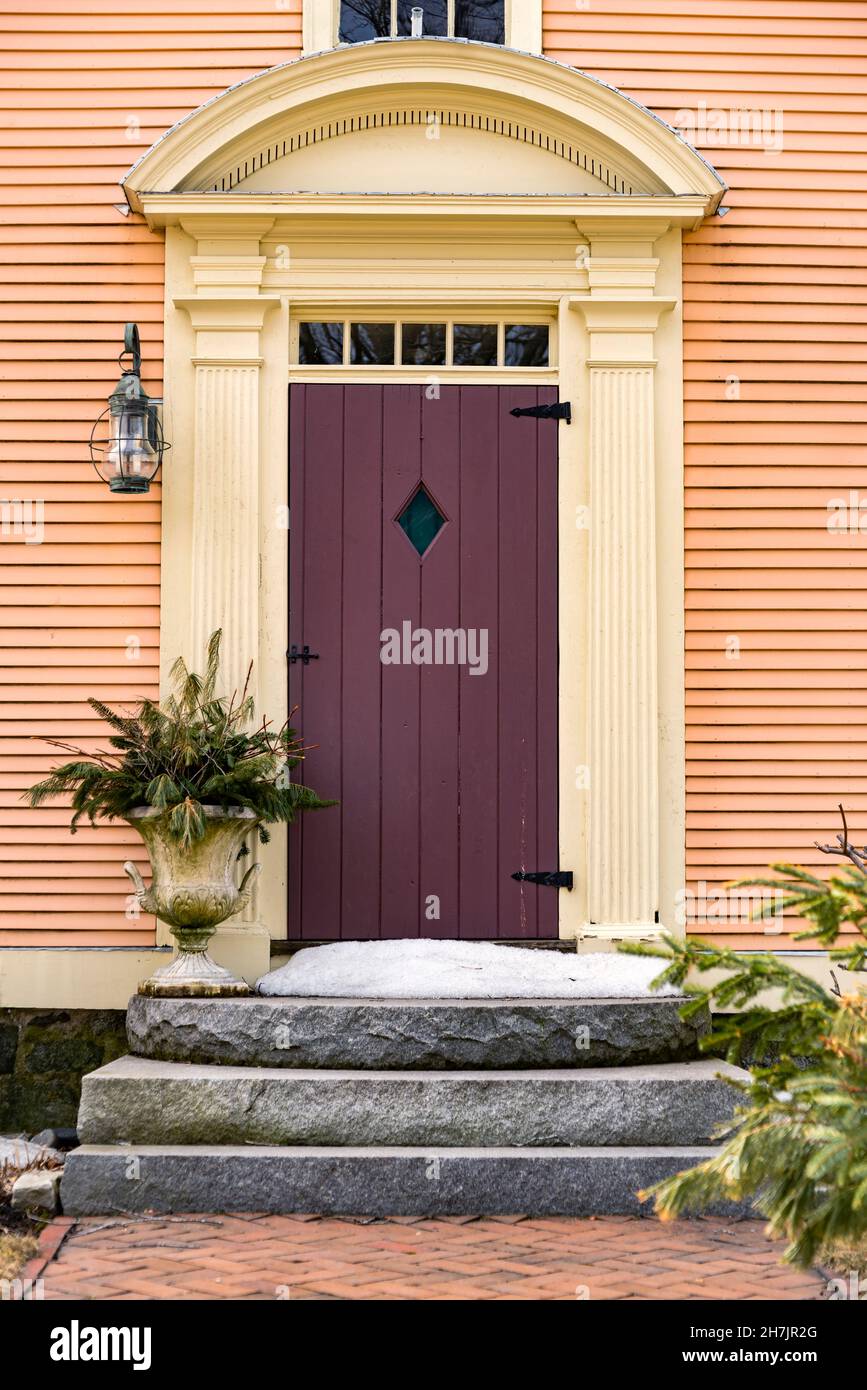 entrance of a typical residential house America Stock Photo - Alamy