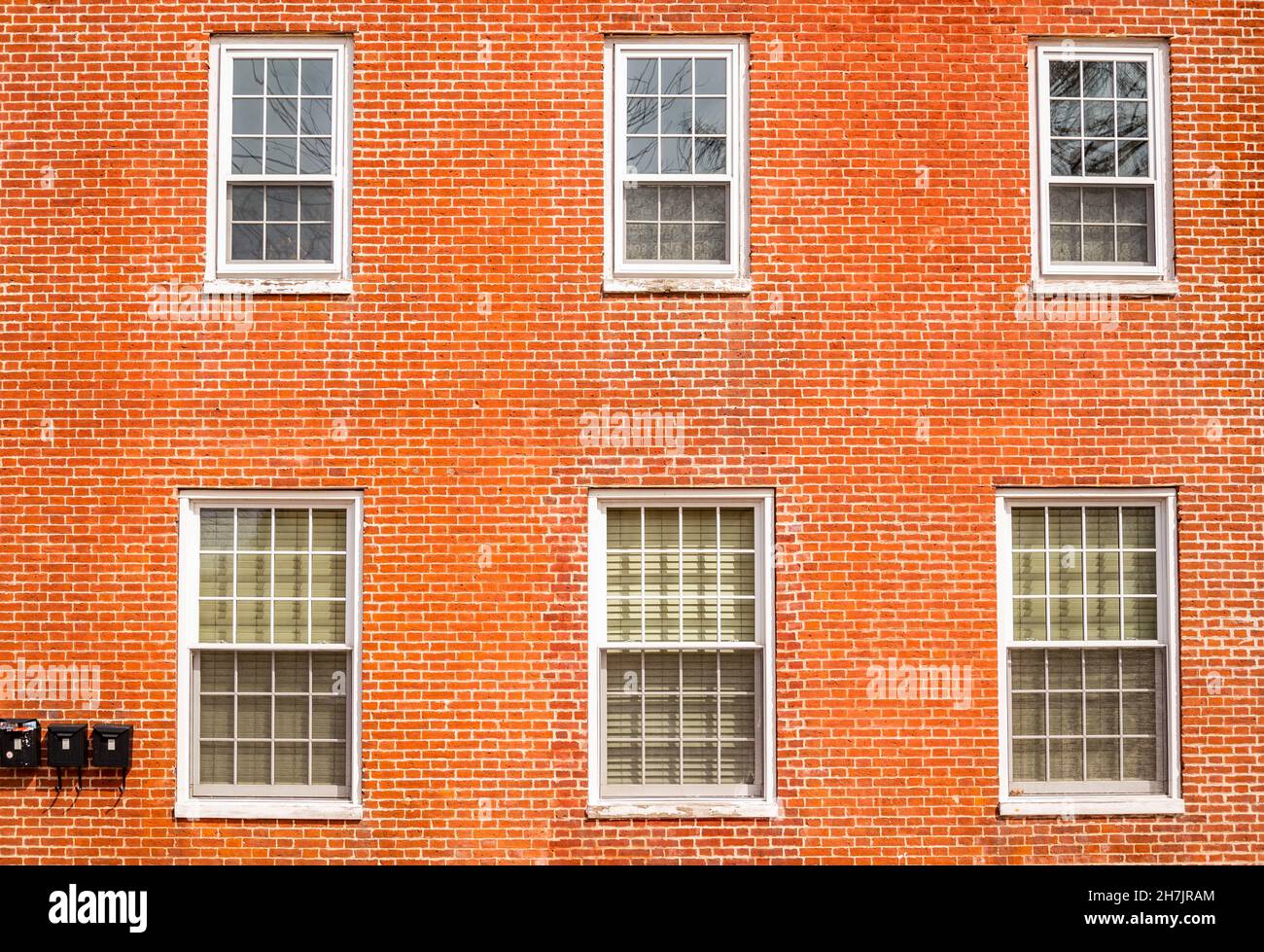 old window of a typical residential house in America Stock Photo - Alamy