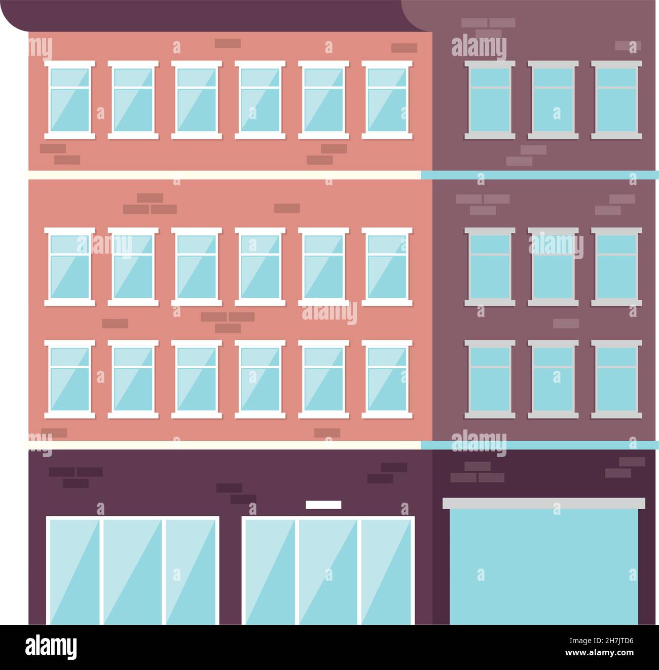 great building design over white Stock Vector Image & Art - Alamy