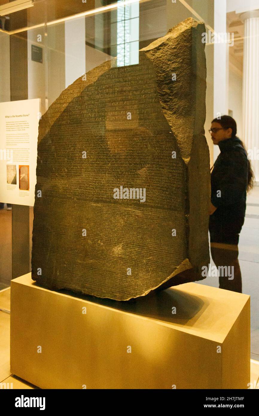 London, United Kingdom; March 16th 2011: Rosetta Stone, in the British ...