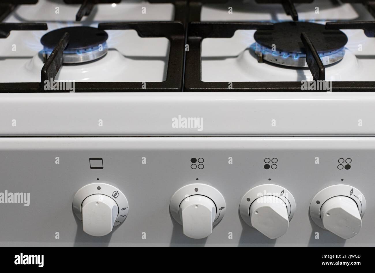 simple white gas stove with burning camphor. High quality photo Stock ...