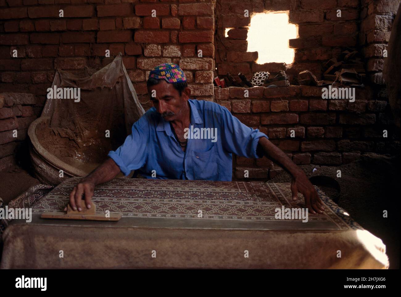 Ajrak making hi-res stock photography and images - Alamy