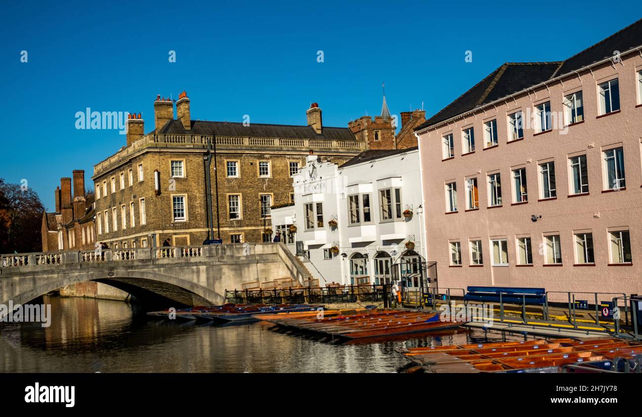 Silver Street Bridge Cambridge High Resolution Stock Photography and ...