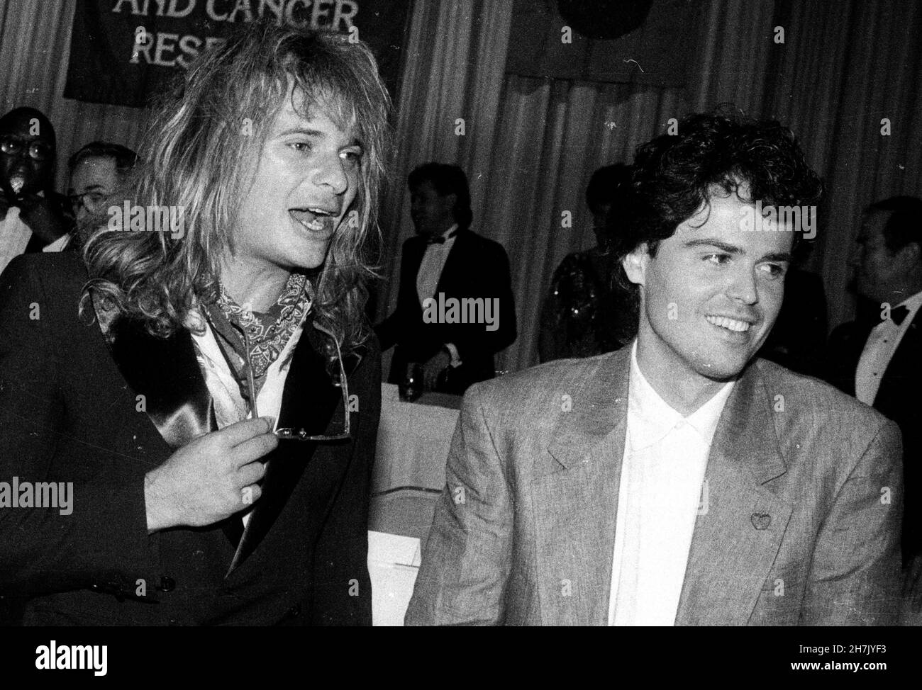 David Lee Roth Donny Osmond 1990 by John Barrett/PHOTOlink Stock Photo ...