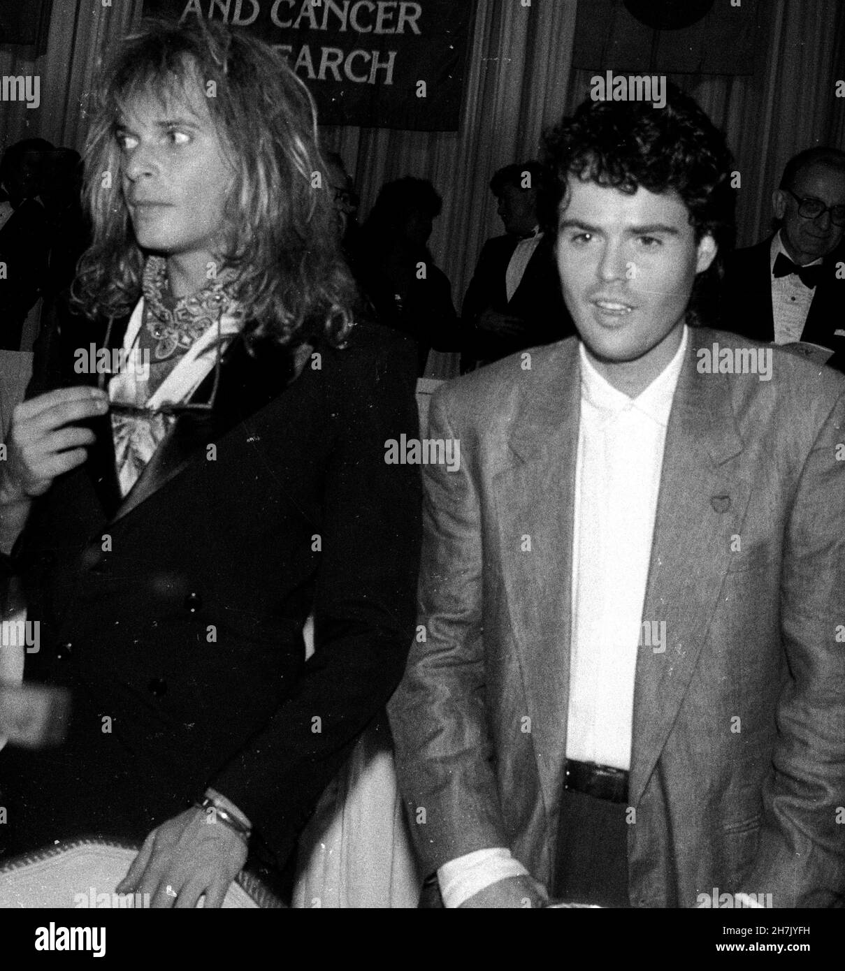 David Lee Roth Donny Osmond 1990 by John Barrett/PHOTOlink Stock Photo ...