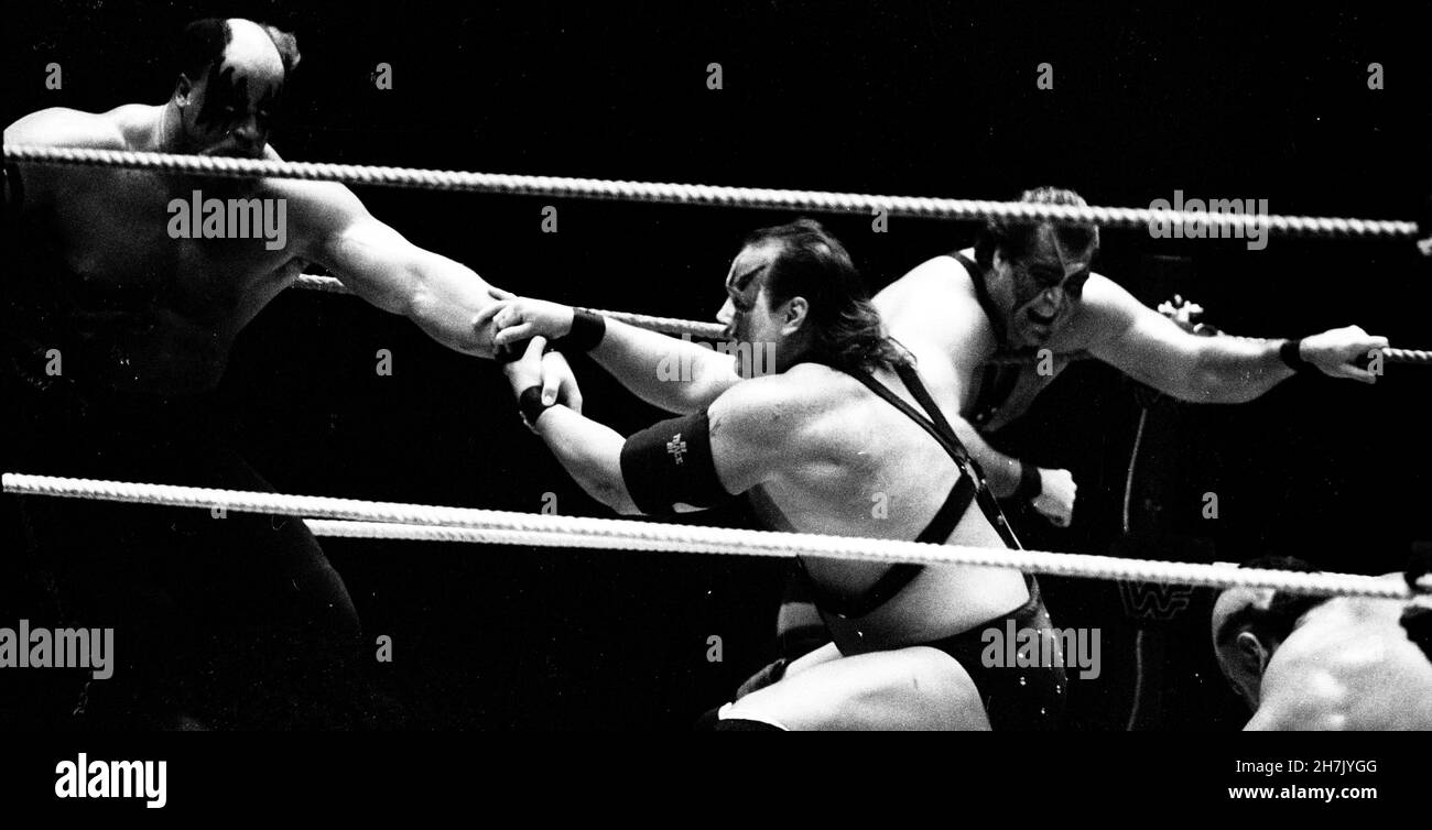 Road Warriors Demolition 1987 by John Barrett/PHOTOlink Stock Photo - Alamy