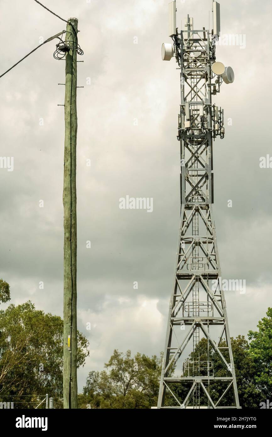 Timber pole ladder hi-res stock photography and images - Alamy