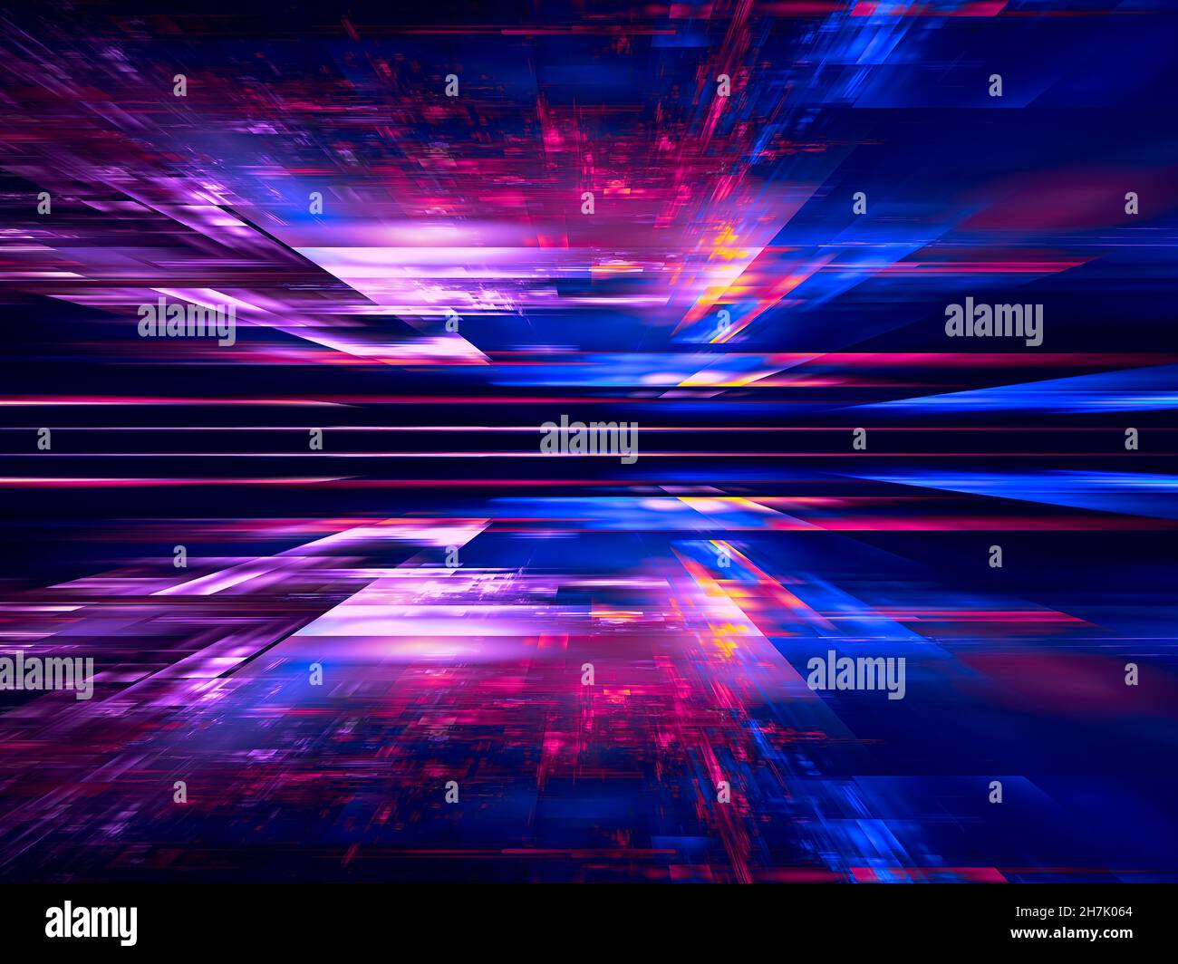 Abstract blue and purple technology background - 3d render Stock Photo ...
