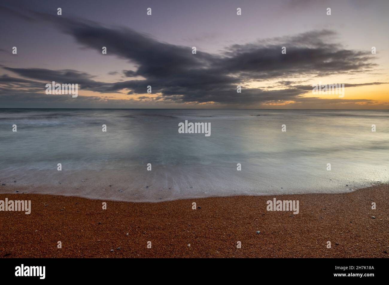 isle of wight coastline at ventnor with atmospheric and dramatic cloud ...