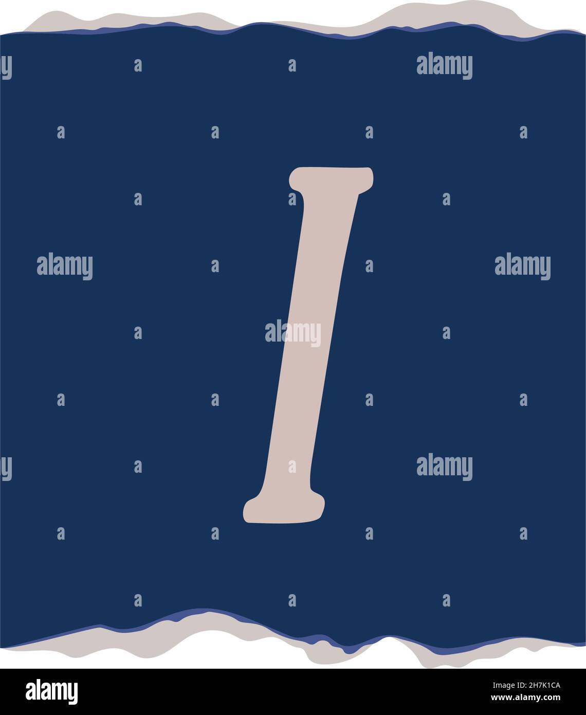 ransom note with letter I Stock Vector Image & Art - Alamy