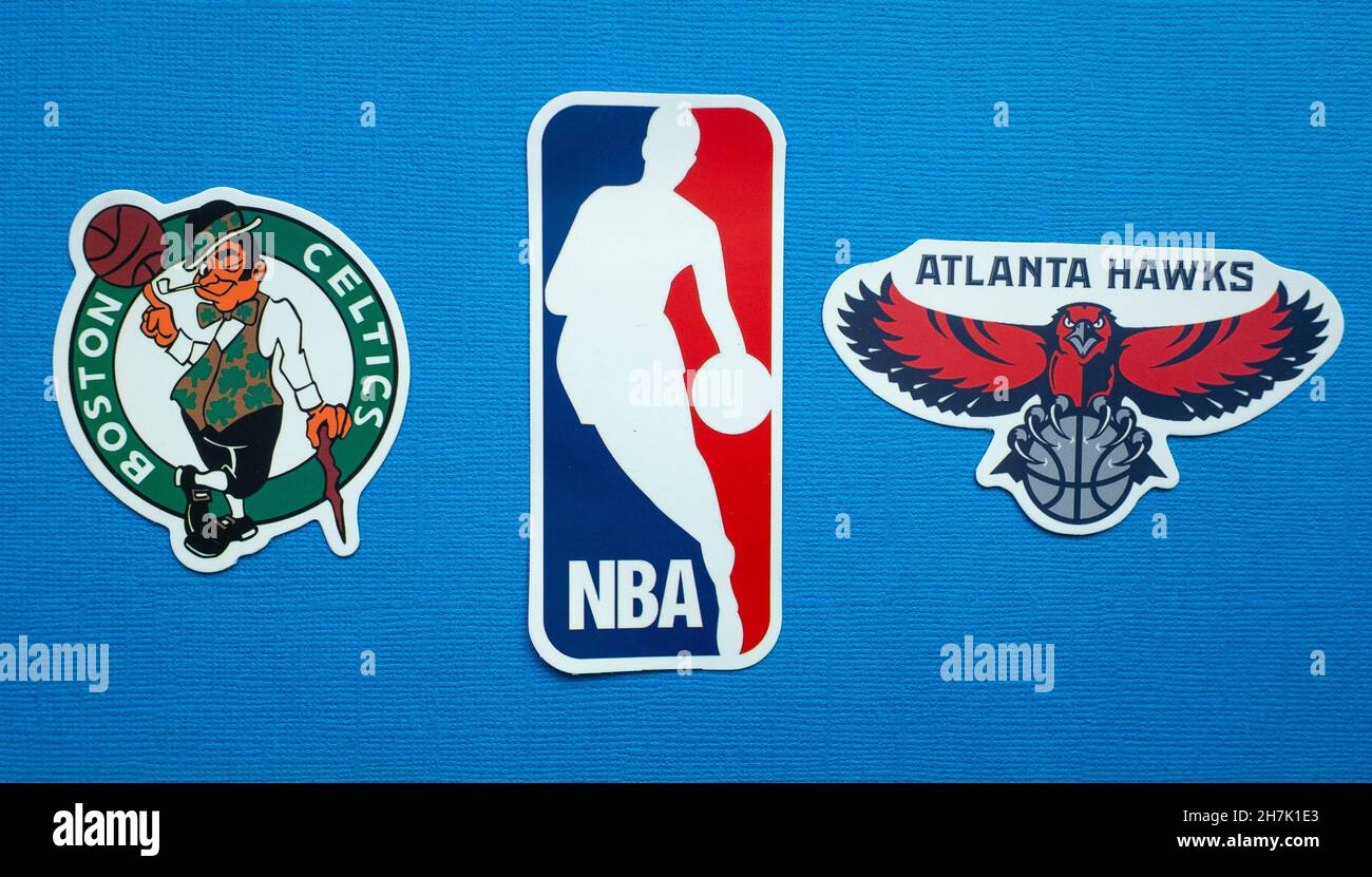 Atlanta hawks logo symbol icon hi-res stock photography and images - Alamy