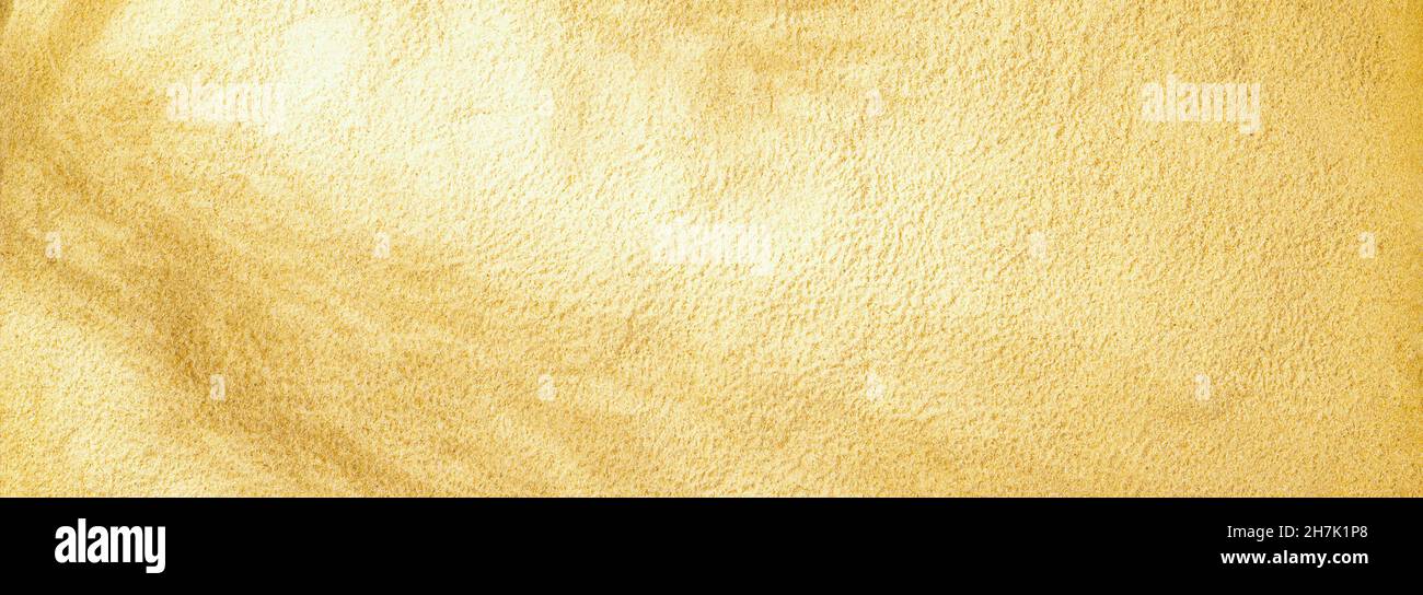 Sand background with copy space for text, banner. Sand texture closeup ...