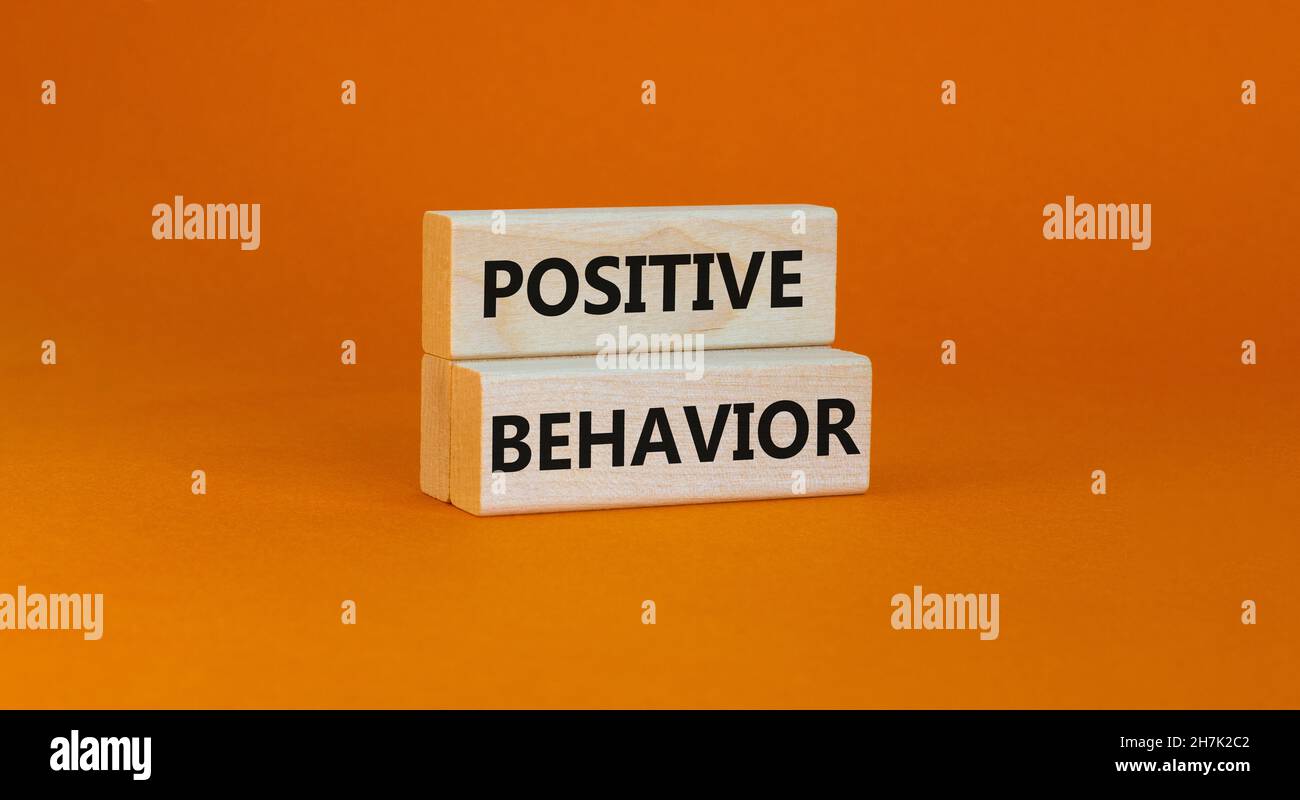 Positive behavior support symbol. Concept words Positive behavior on ...