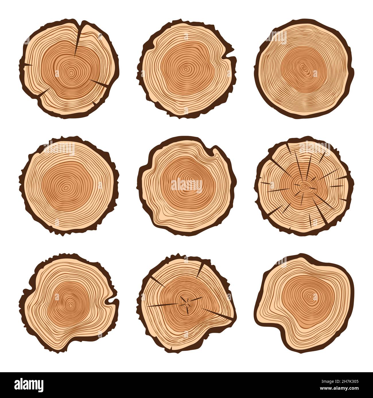 Cracks and rings background Stock Vector Images - Alamy