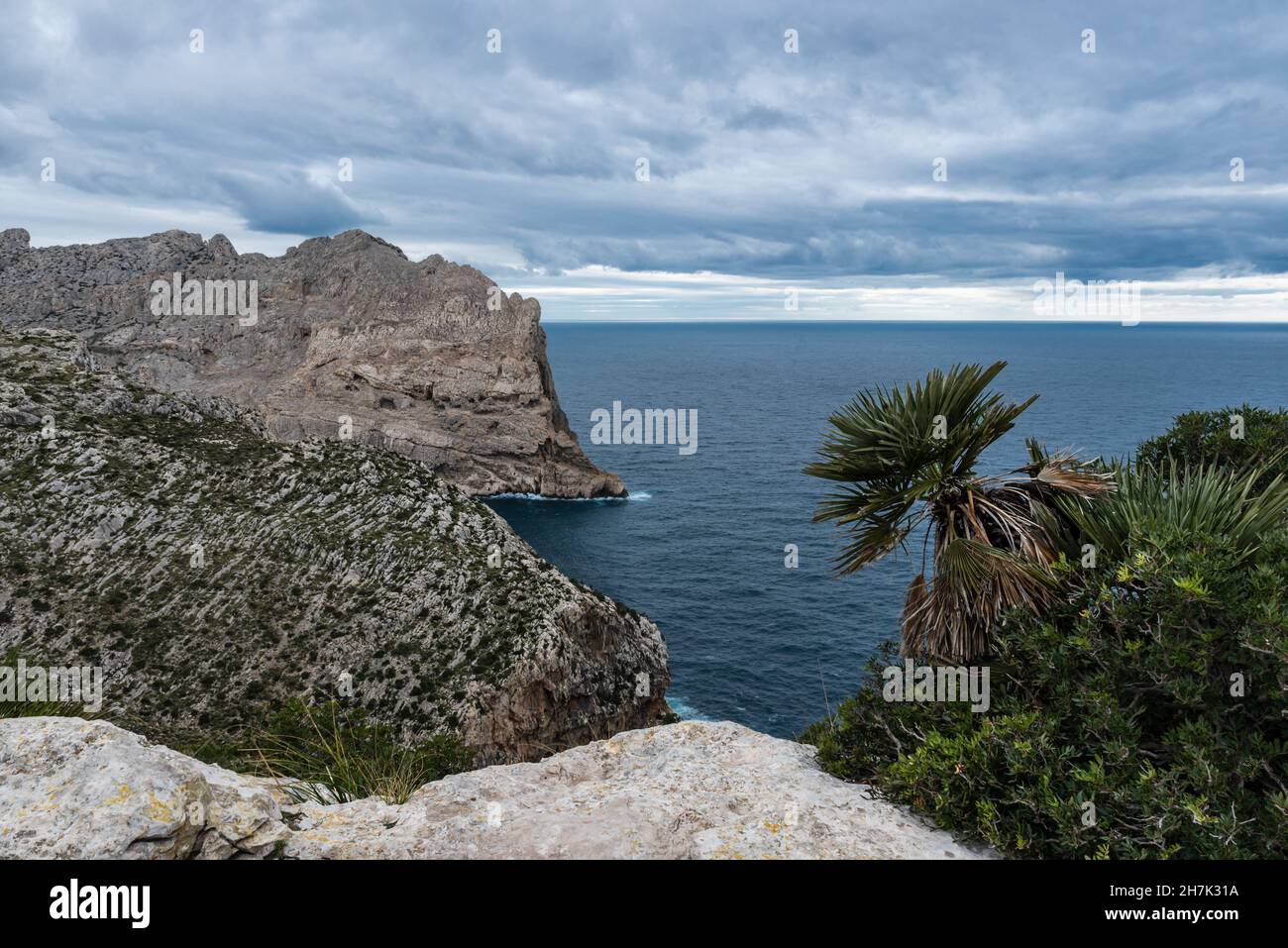 Rock cliff mountain cap de formentor hi-res stock photography and ...
