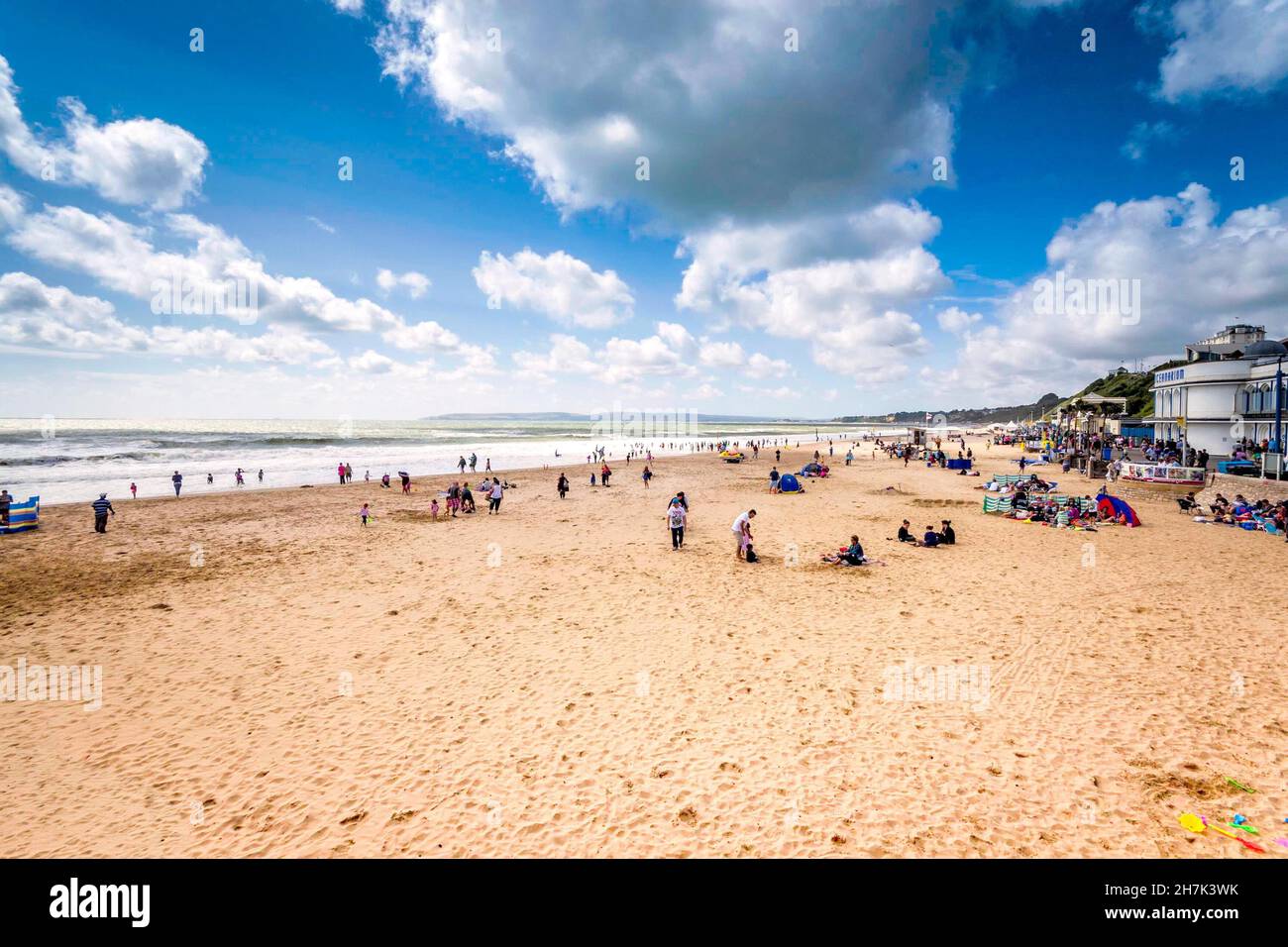 Boscombe beach swim hi-res stock photography and images - Alamy