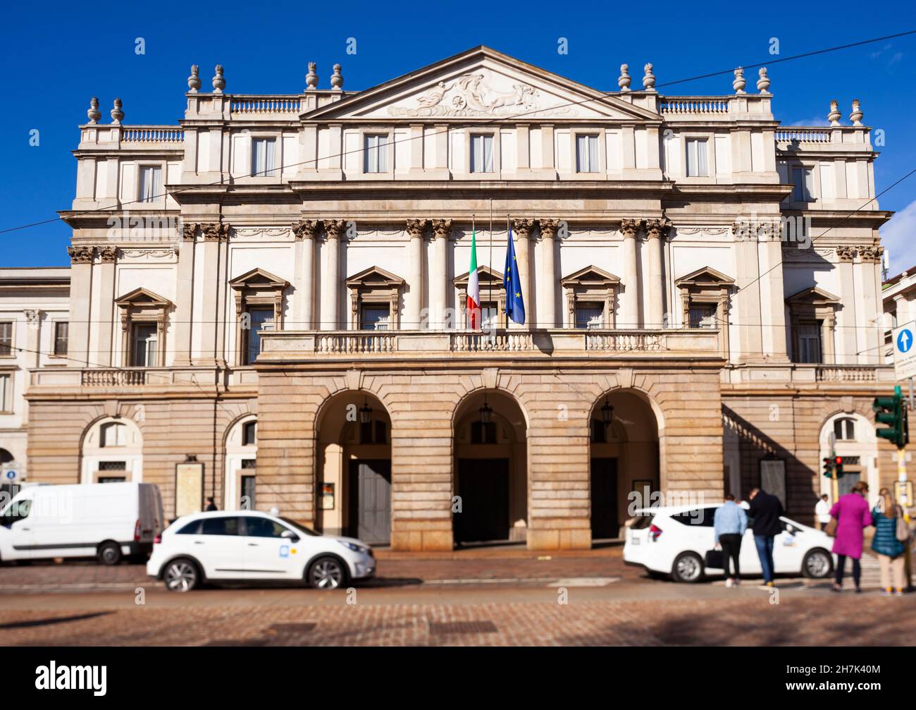 The Teatro alla Scala opera house in Milan, Italy Stock Photo - Alamy