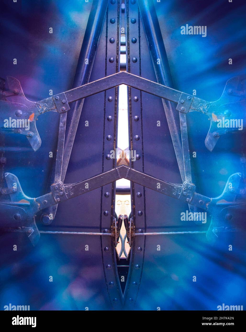 Steampunk afterlife gates Stock Photo - Alamy