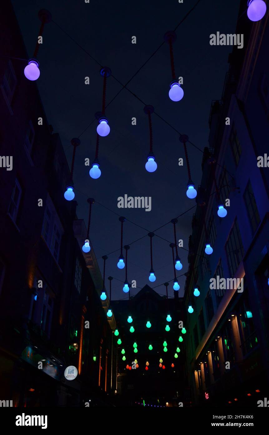 Retro soho london night hi-res stock photography and images - Alamy