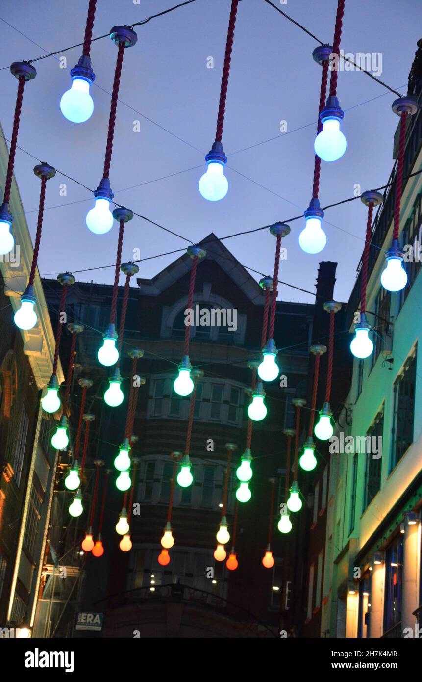 Retro soho london night hi-res stock photography and images - Alamy