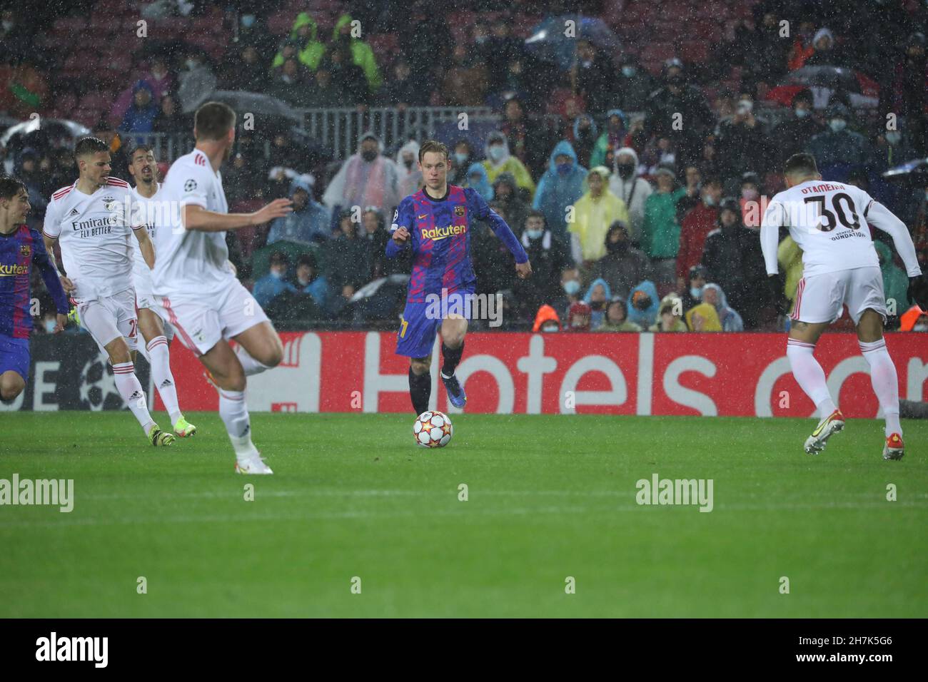Barcelona, Spain. 23rd Nov, 2021. champions League Soccer Match FC ...