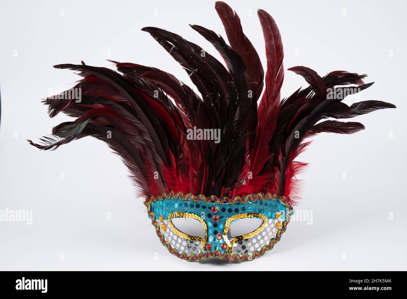 Paris, France - 11 22 2021: Packshot of Masked woman. A colorful mask ...